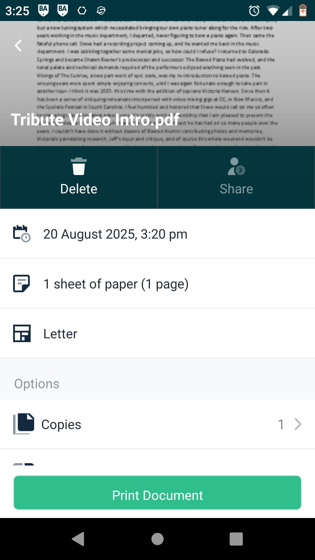 PaperCut Hive - Colorado College